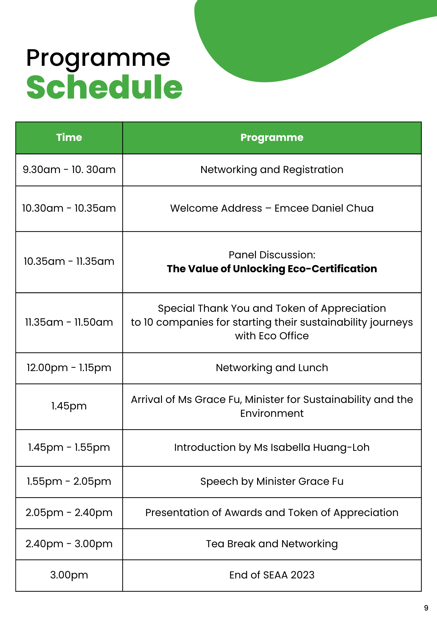 2023 Impact Through Sustainable Innovation : Singapore Environmental ...